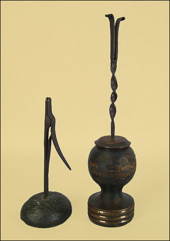 Colonial Sense: Antiques: Other Antiques: Early Lighting: Rushlights